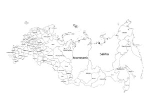 Russia labeled map | Labeled Maps