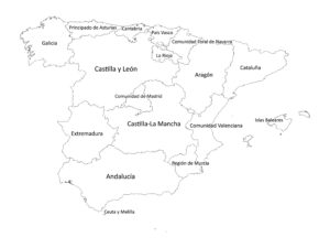 Spain labeled map | Labeled Maps