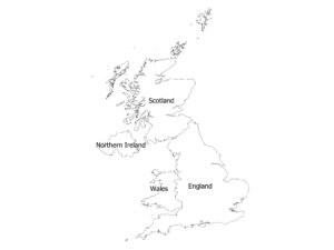 United Kingdom labeled map | Labeled Maps