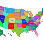 United States labeled map | Labeled Maps