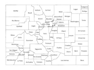 Colorado labeled map | Labeled Maps